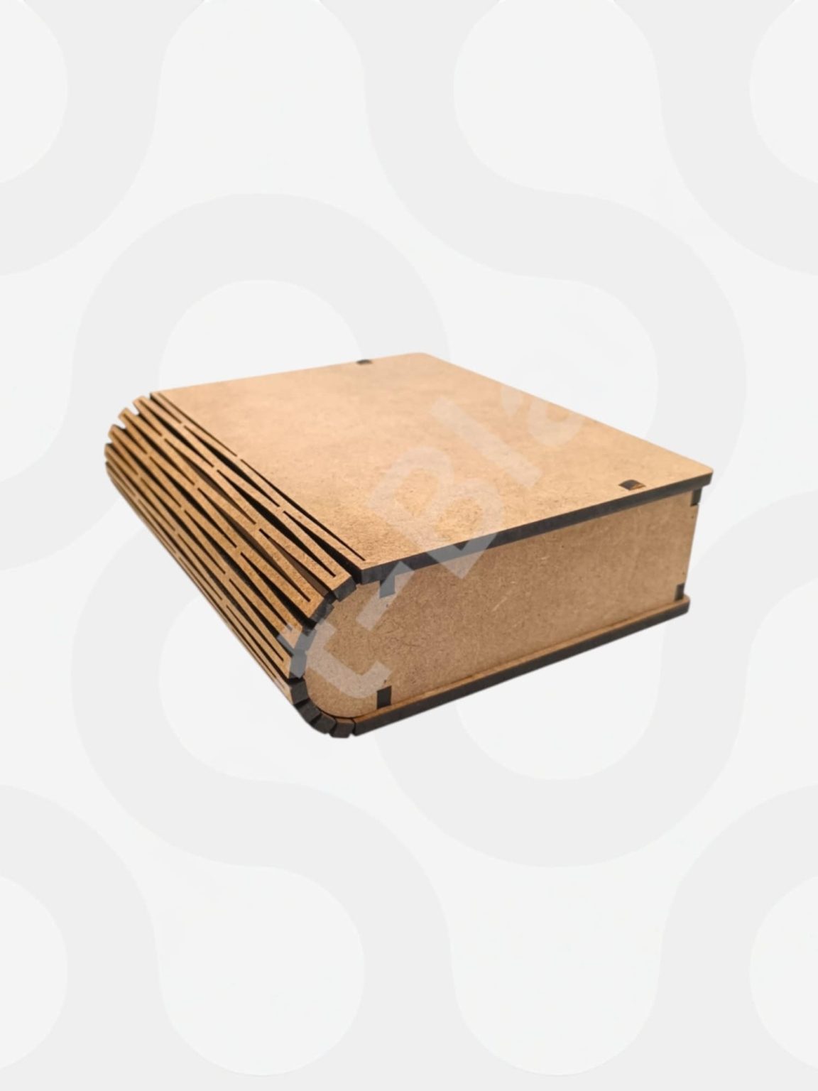 MDF Book Box Craft Blank – Hinged Lid DIY Storage - Decoupage Craft Blanks