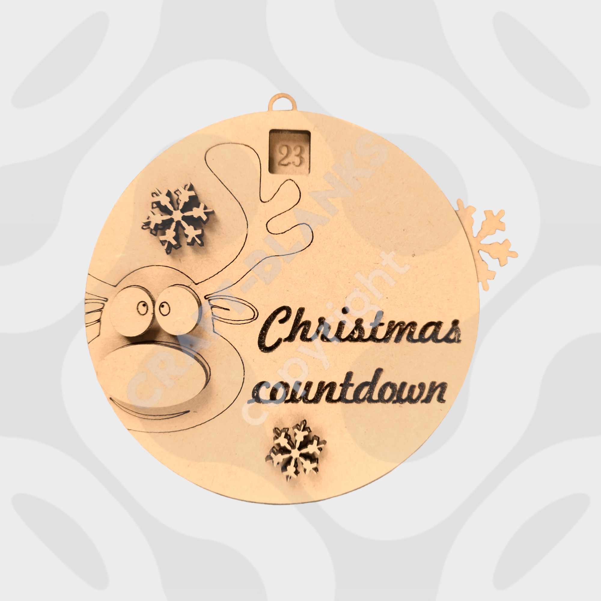 Reindeer Christmas Countdown ****Personalised version only ...