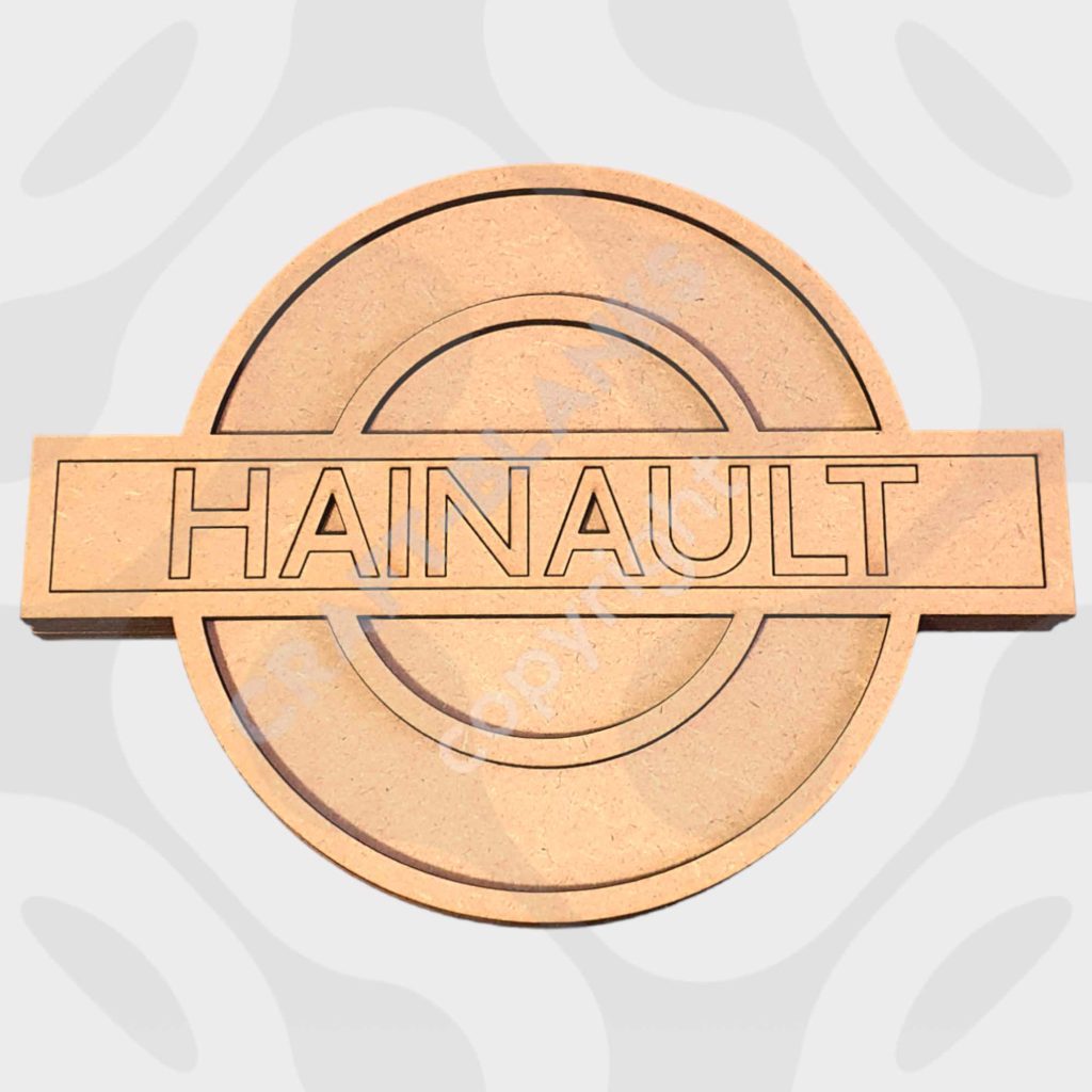 Layered UNDERGROUND sign personalised - Decoupage Craft Blanks