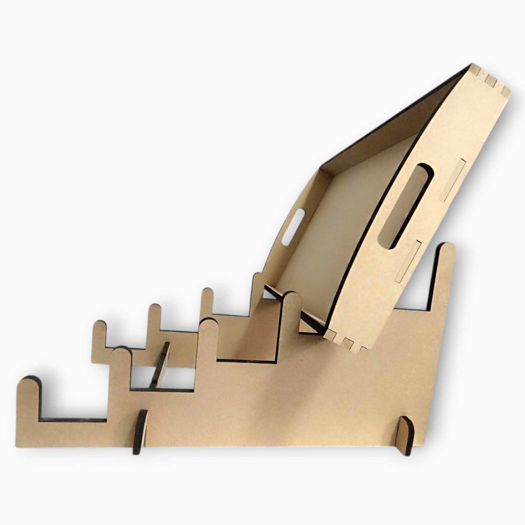 MDF Tray Display Stand – Adjustable Tiered Rack for Crafts - Decoupage ...