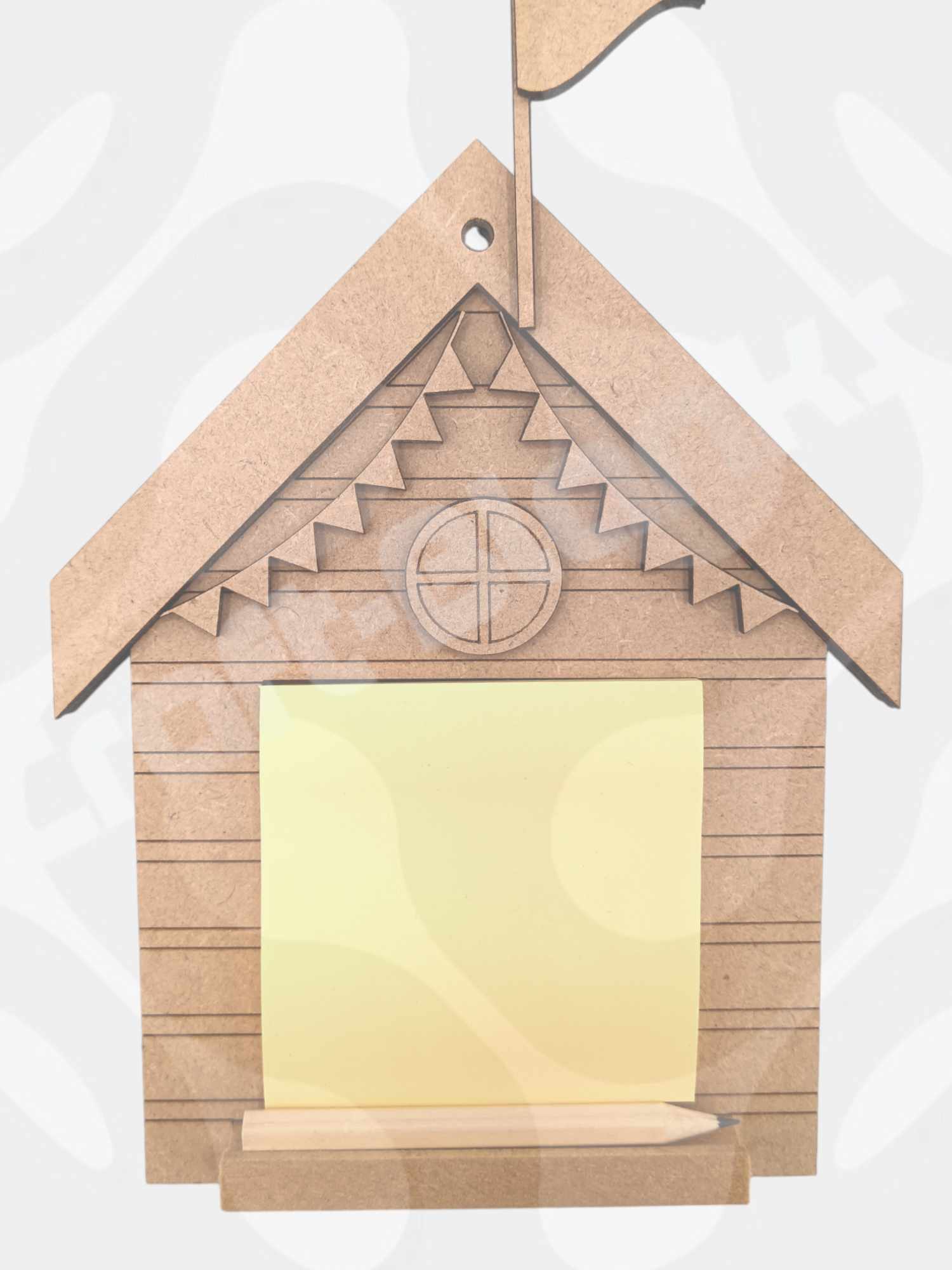 Hanging Beach hut notepad holder - Decoupage Craft Blanks