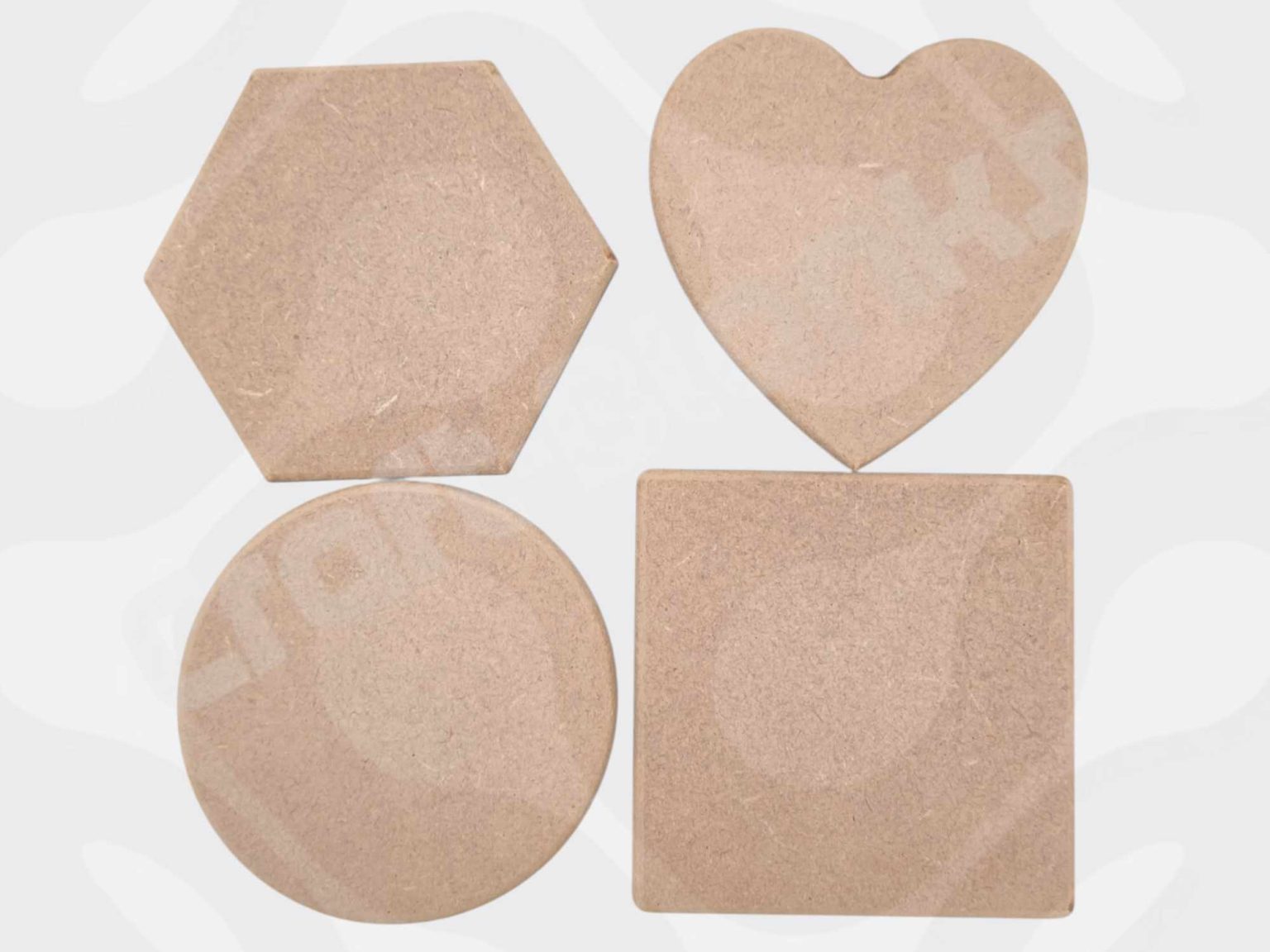 MDF Placemat Blanks – 6mm Various Shapes for DIY Crafts - Decoupage ...
