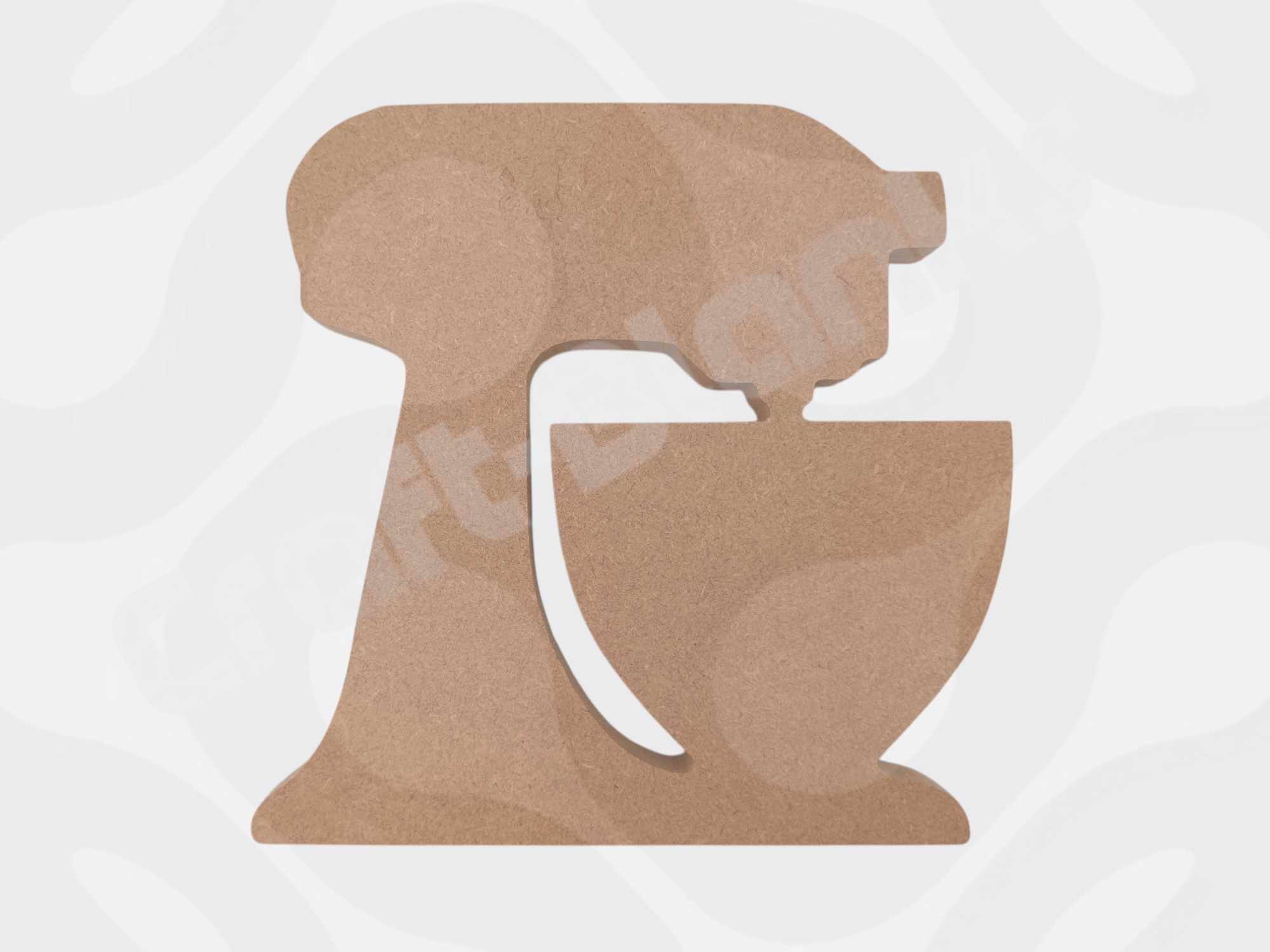 MDF Food Mixer Blank - 20cm Freestanding Wooden Craft Shape - Decoupage ...